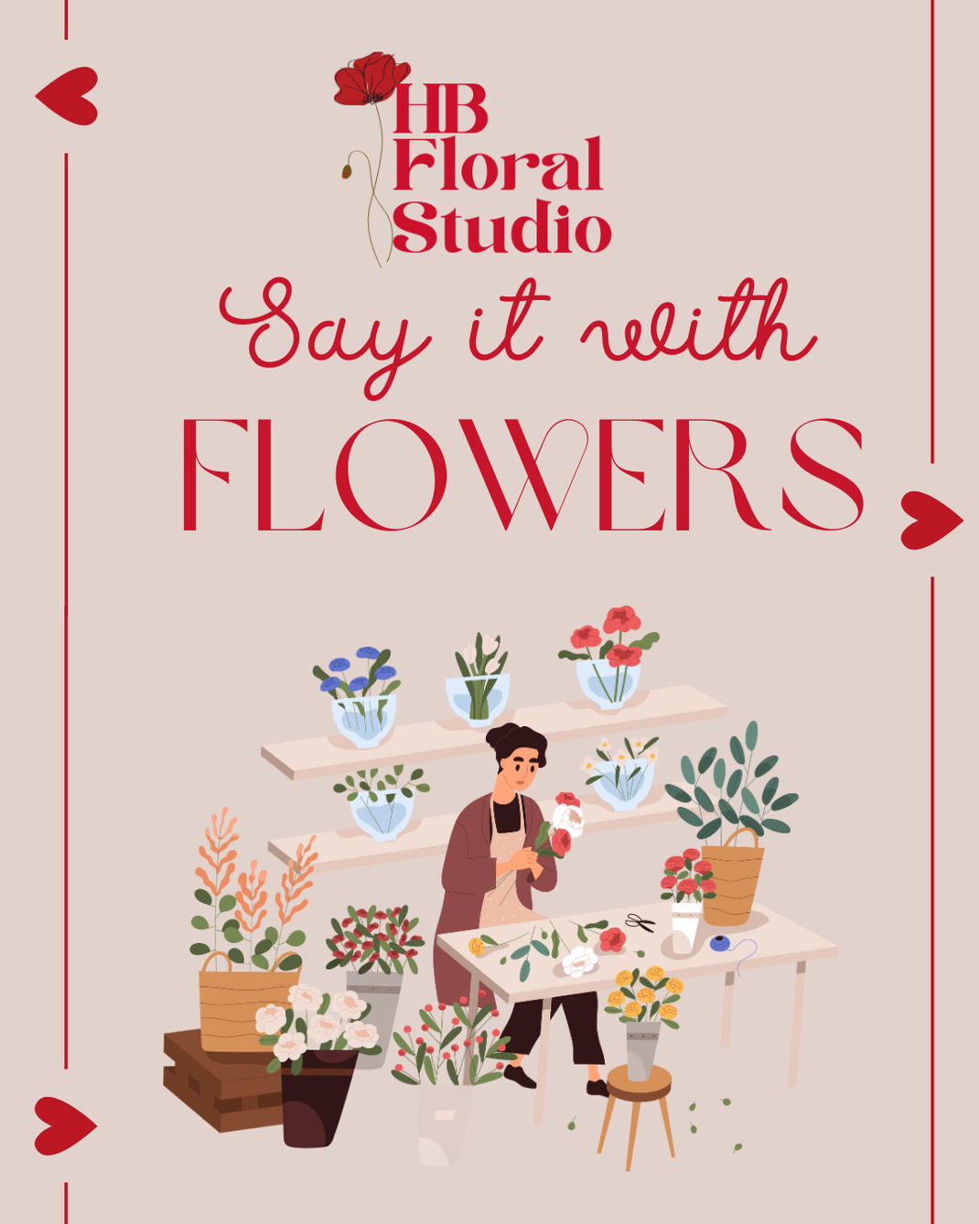 Rockford Florist | Same Day Flower Delivery by Hb Floral Studio